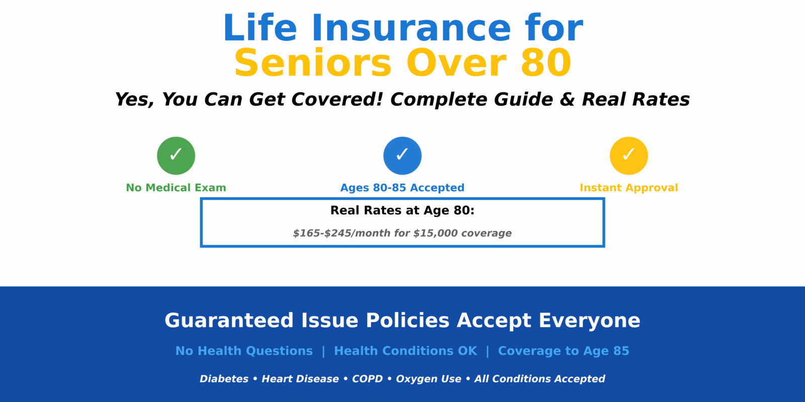 Life Insurance for Seniors Over 80: Your Complete Guide (2026)