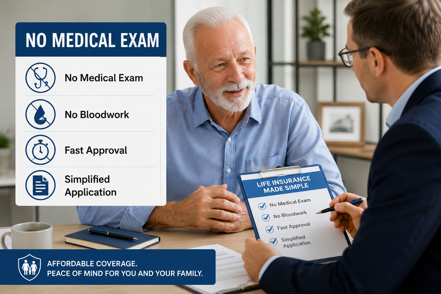 Best No Exam Life Insurance for Seniors with Health Conditions